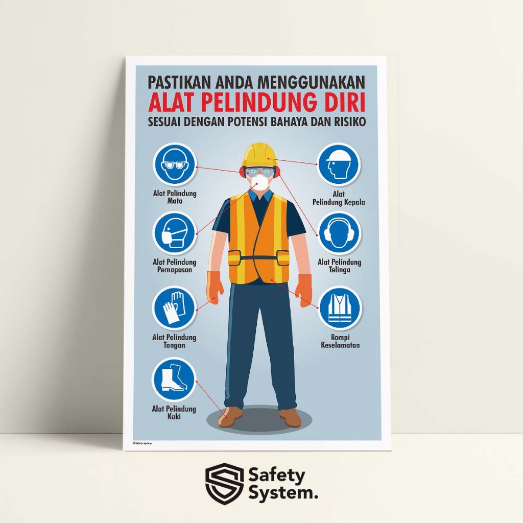 Jual Poster K3 Keselamatan Kerja Safety Keselamatan Pastikan Anda ...