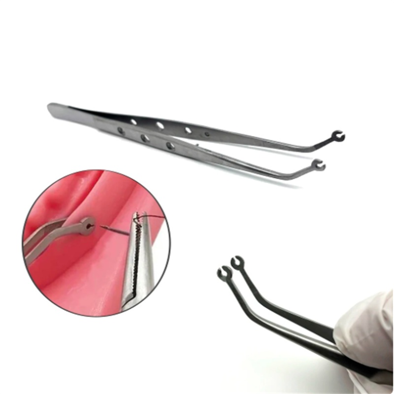 Jual Dental Suture Tweezer Gigi Stitching Tweezer Suture Corn Tweezers ...