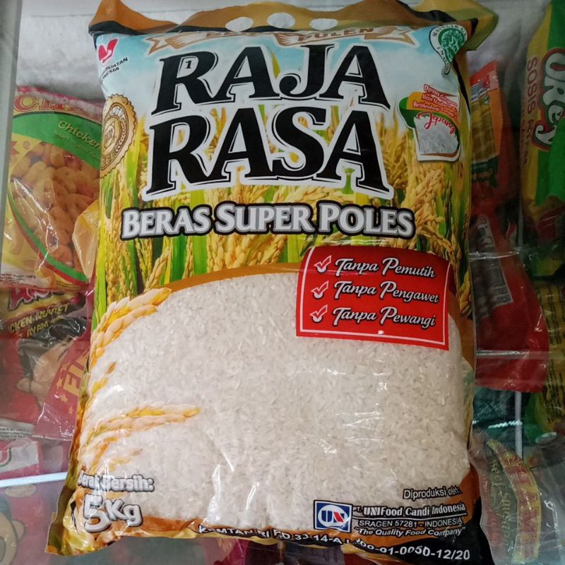 Jual Beras Raja Rasa 5kg Pulen | Shopee Indonesia