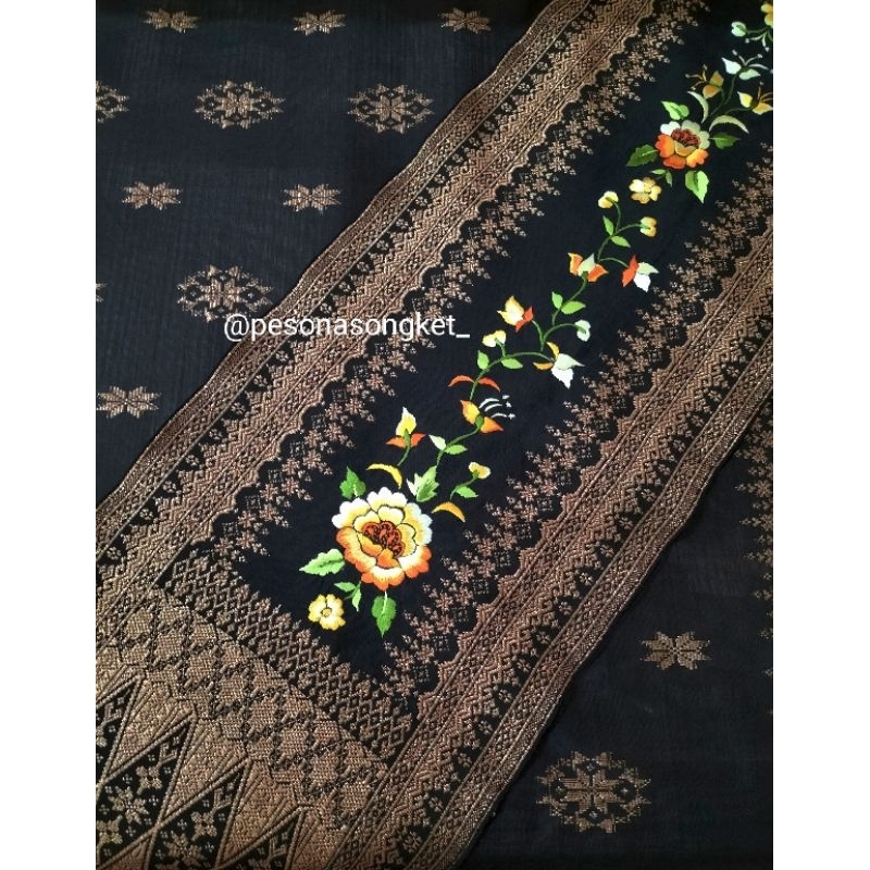 Jual Songket hitam songket pandai sikek songket minang | Shopee Indonesia