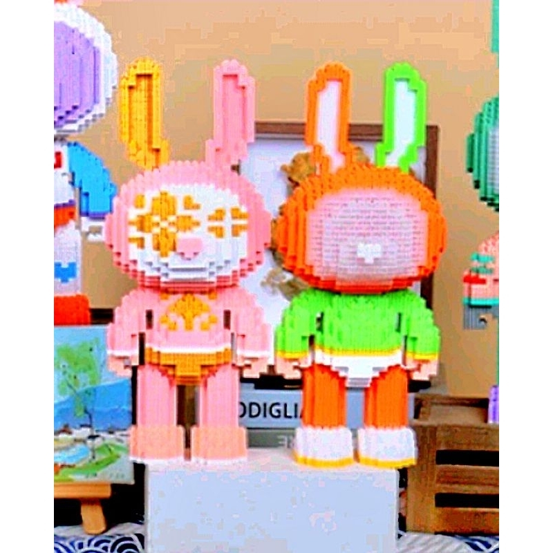 Jual Mainan Balok Susun Anak Lego Ukuran Besar Moon Rabbit Series ...