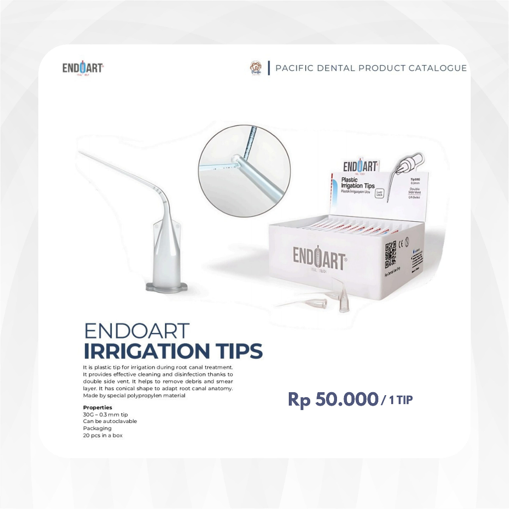 Jual EndoArt Irigation Tip Plastic Irigation Tip / Tip Irigasi ...