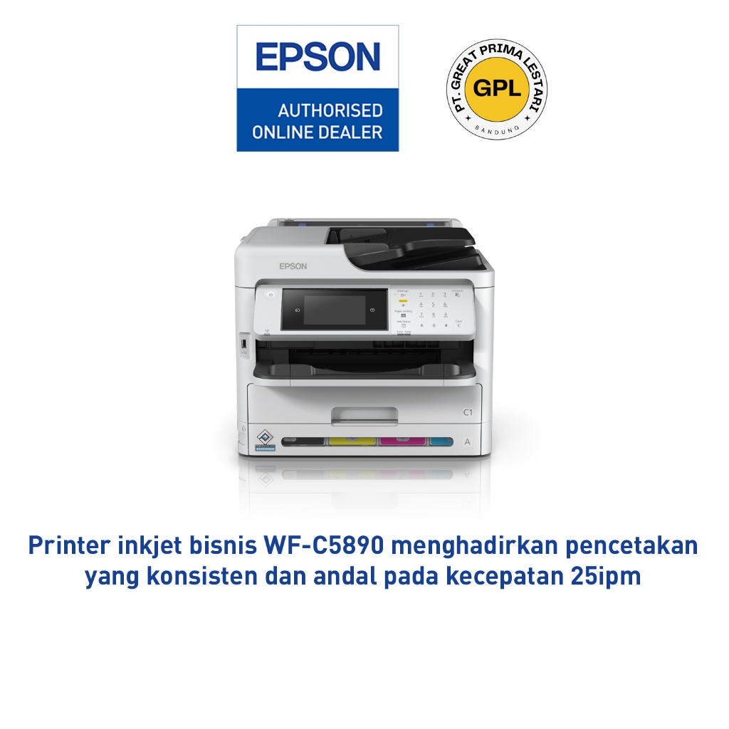 Jual Printer Epson WorkForce Pro WFC5890 WF-C5890 WF C5890 Wi-Fi Duplex ...