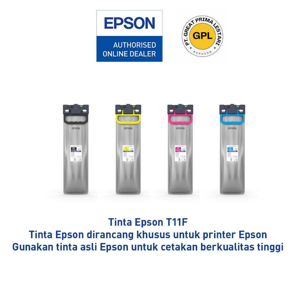 Jual Tinta Epson T11F T11 F T11H T 11 H Standard / High Capacity ...