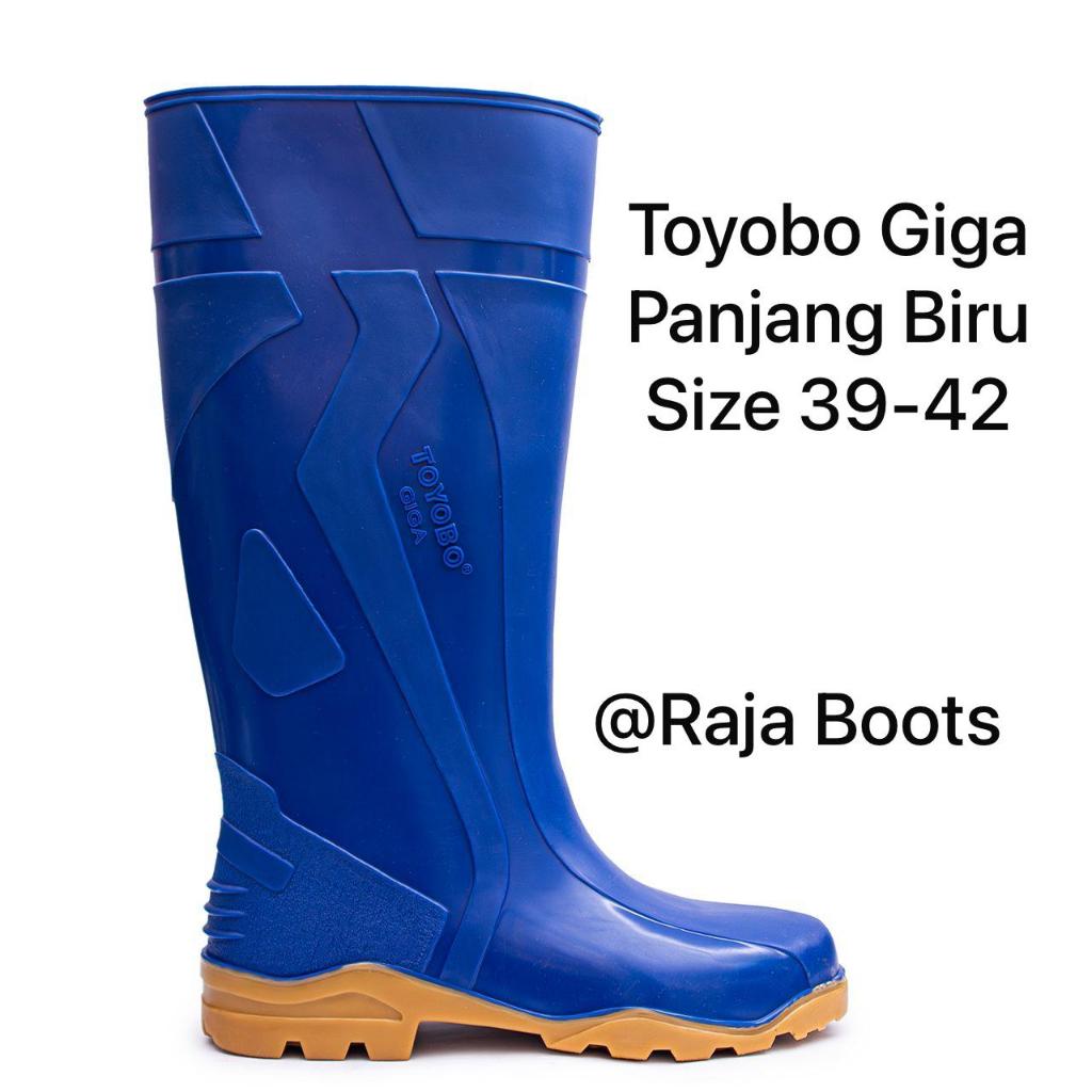 Jual Sepatu Boot Panjang Toyobo Giga Biru | Shopee Indonesia