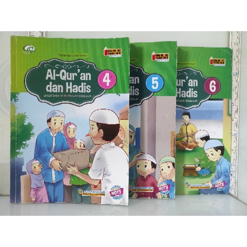 Jual Al-Qur'an dan Hadis 4 5 6 Madrasah Ibtidaiyah Kelas IV V VI | Shopee Indonesia