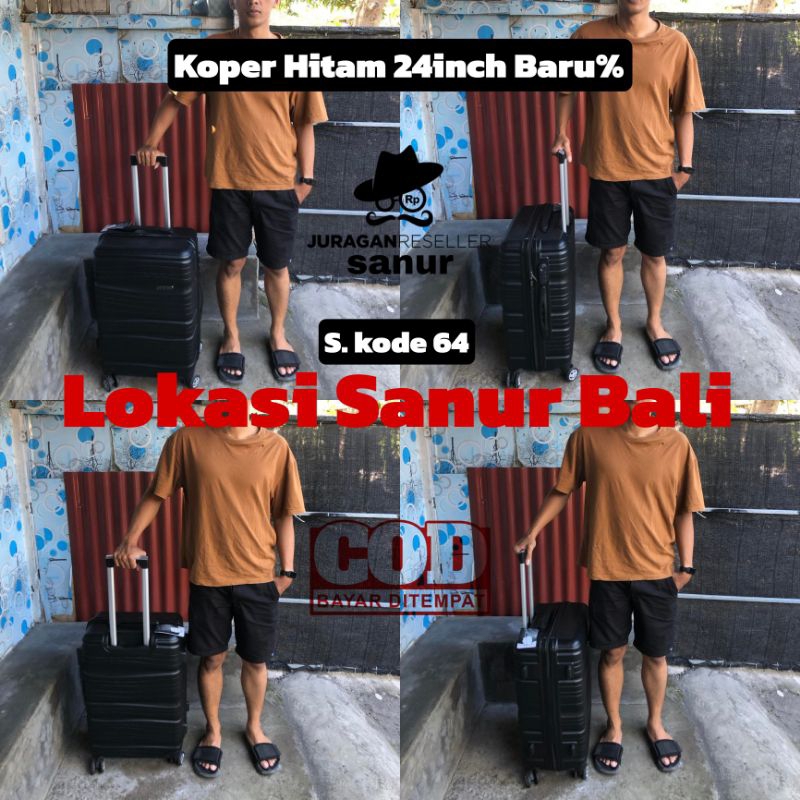Jual Koper 24inch Hitam new fiber koper bagasi pesawat kapasitas isi ...