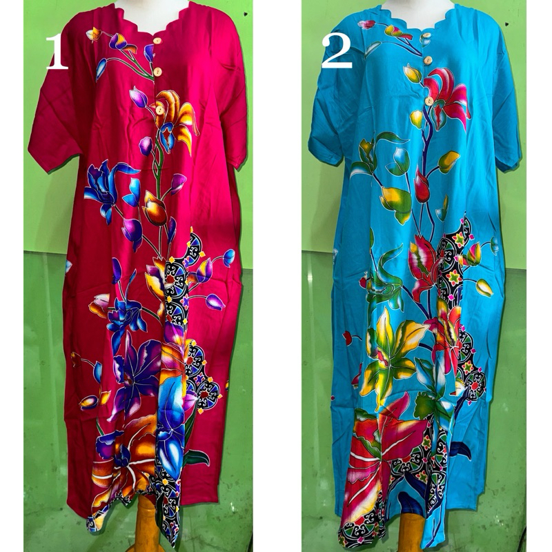 Jual DASTER PENDEK BATIK KENCANA UNGU 40 LD 122cm LABEL BIRU | Shopee ...