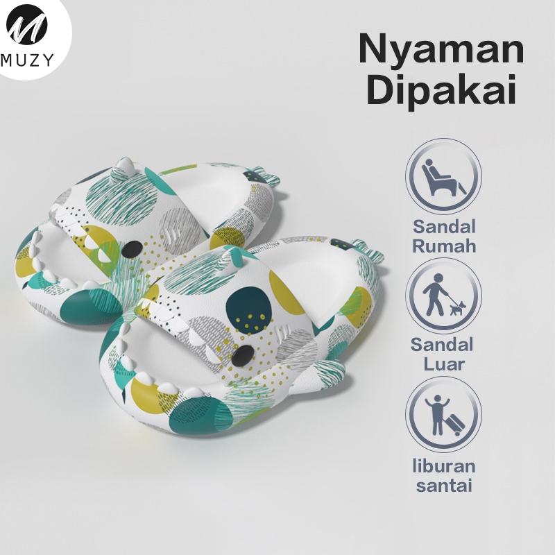 Jual Muzy Sandal Hiu Anak Nyaman Sendal Hiu Dewasa Anti Slip Sandal ...
