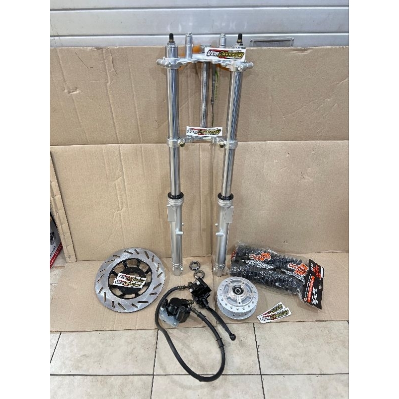 Jual Paket shock depan win semi trails upgrade tromol ke cakram ...