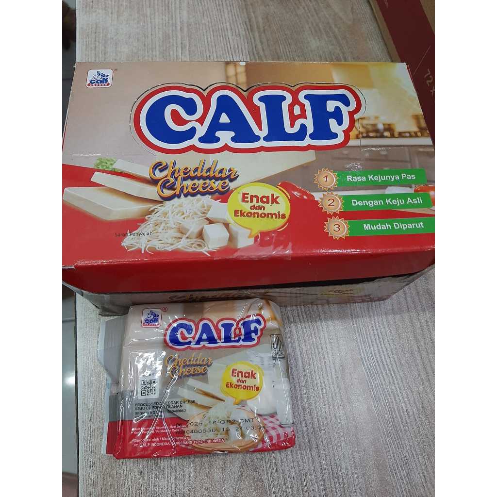 Jual Calf Cheddar Cheese 200gr | Shopee Indonesia