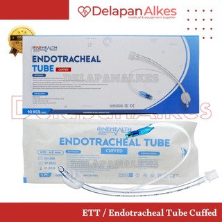 Jual OneHealth Endotracheal Tube Cuffed / ETT Cuff Selang Pernapasan ...