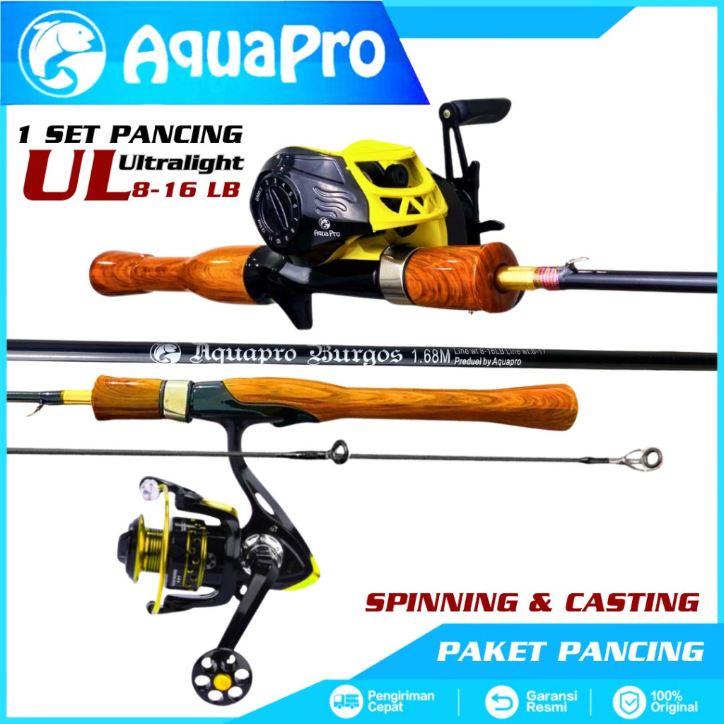 Jual Paket Set Alat Pancing Joran Pancing JR06 Spinning Ultralight ...