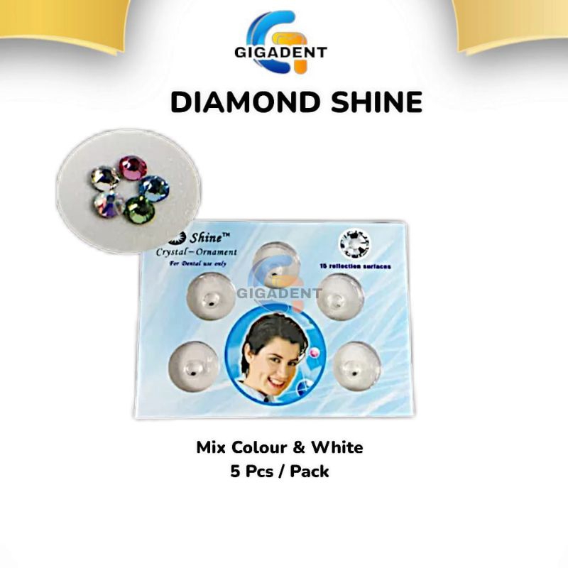 Jual DENTAL DIAMOND WHITE & MIX COLOUR / DIAMOND GIGI | Shopee Indonesia