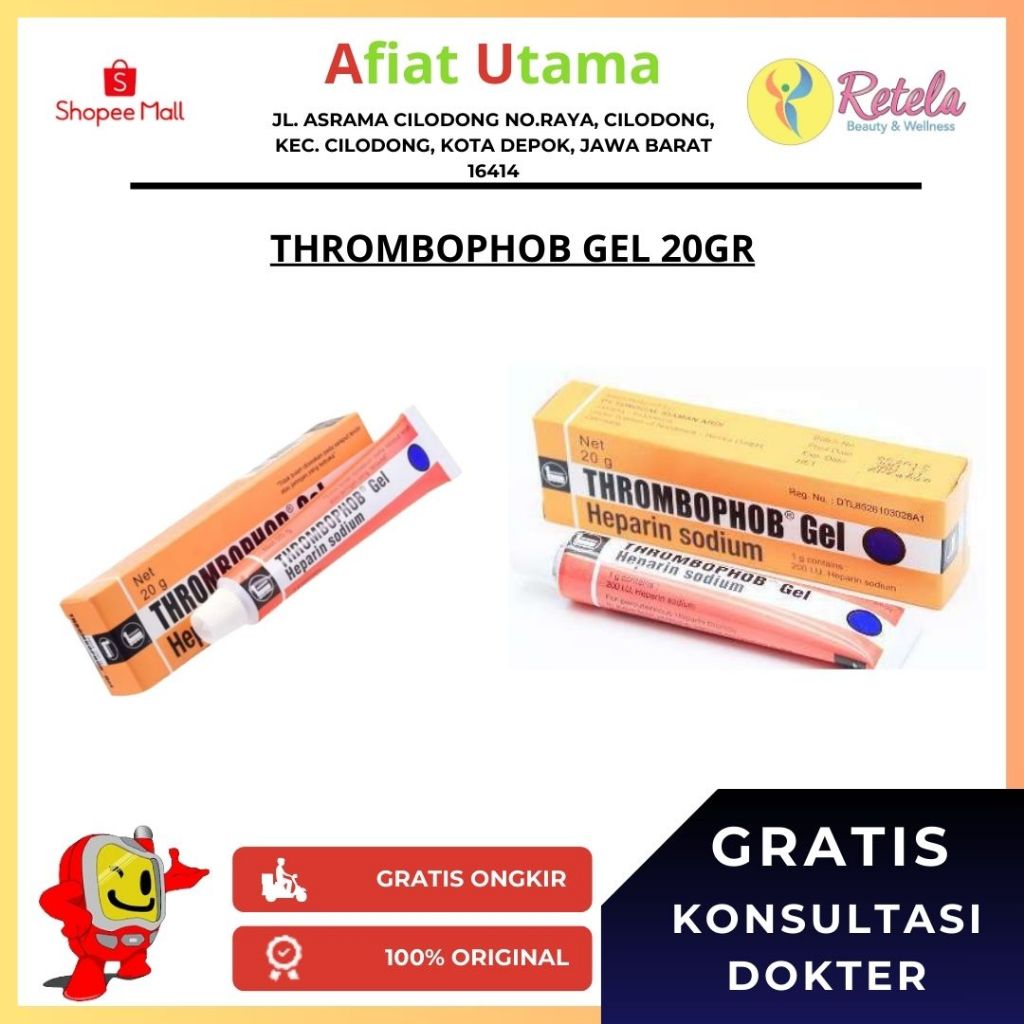 Jual THROMBOPHOB GEL 20GR | Shopee Indonesia