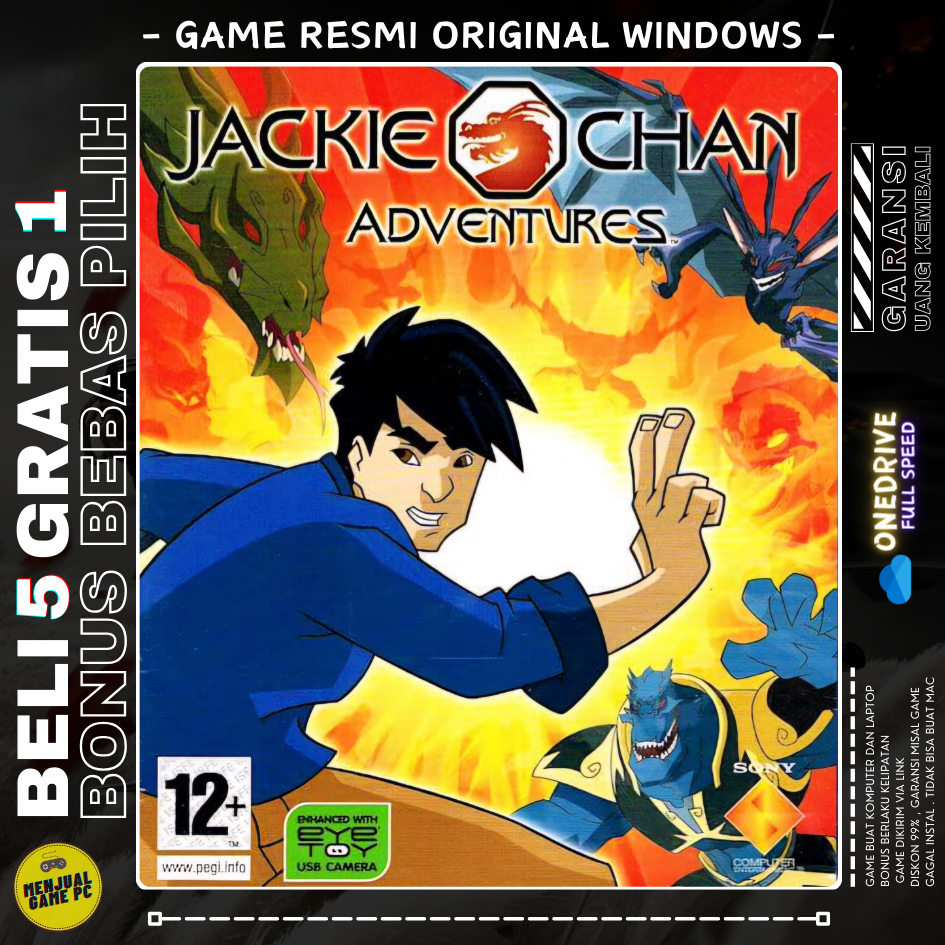 Jual JACKIE CHAN ADVENTURES - GAME LAPTOP - GAME PC - GAME KOMPUTER ...