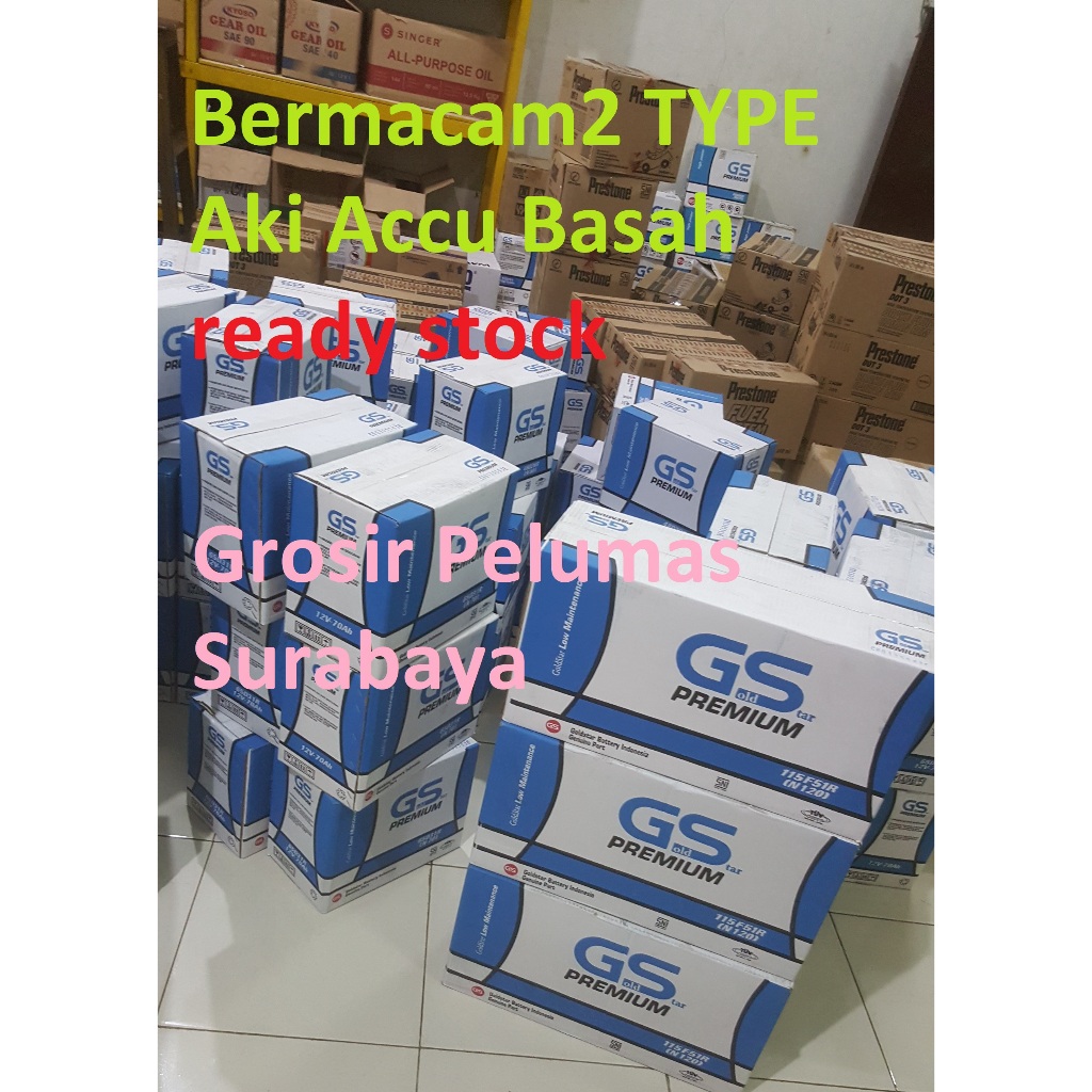 Jual Aki Accu GS Premium N70 65D31R L300 L200 Kuda 70Ah 70 ampere ...