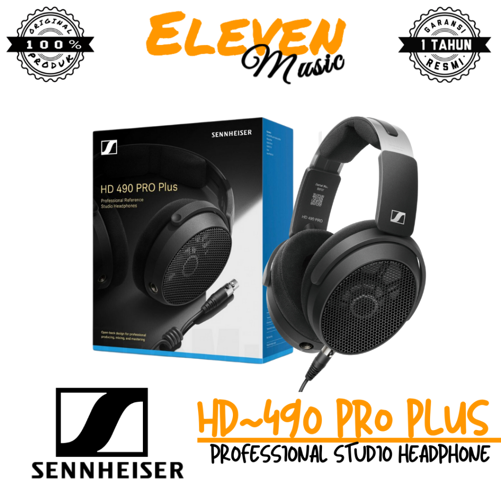 Jual Sennheiser HD 490 Pro Plus Open-back Studio Headphone Original ...