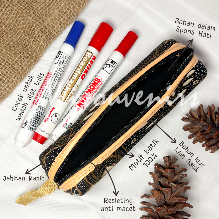 Jual Paket Hemat 50 Biji Souvenir Tempat Pensil Batik Khas Jogja 19 x 7 cm Souvenir Tempat ...