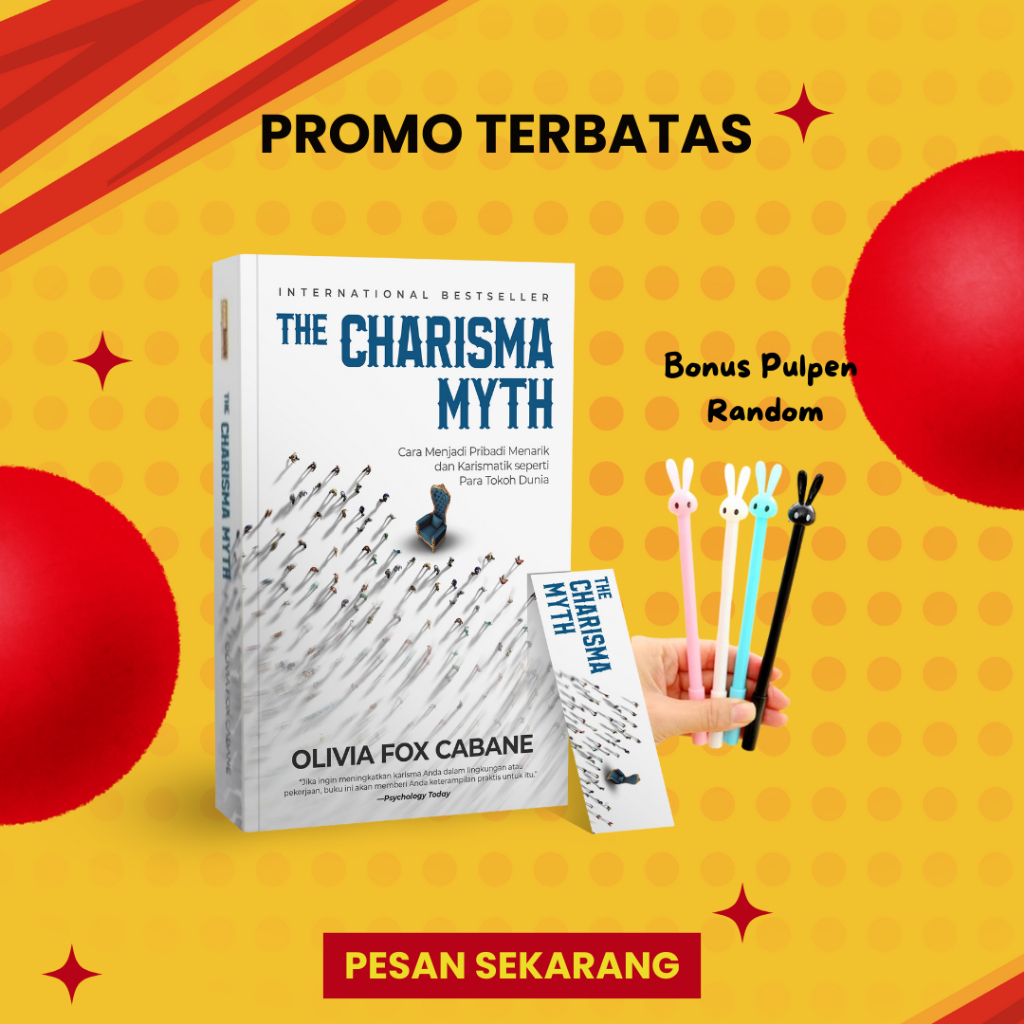 Jual Buku Self-Improvement - The Charisma Myth Pendekatan Untuk Memahami Dan Mengembangkan ...