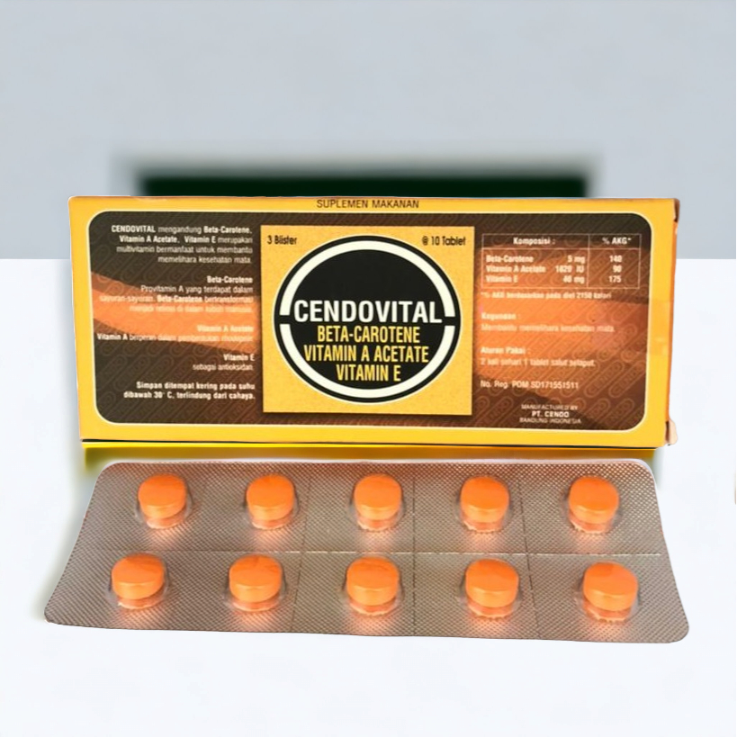 Jual Cendovital Box isi 30 / Cendo Vital Vitamin mata | Shopee Indonesia