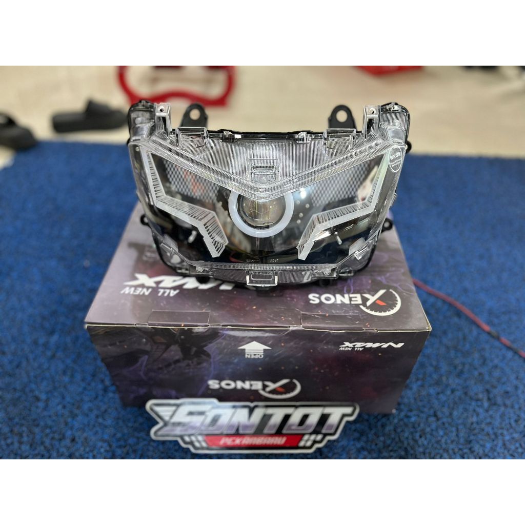 Jual LAMPU DEPAN NMAX NEW TRANSFORMER | Shopee Indonesia