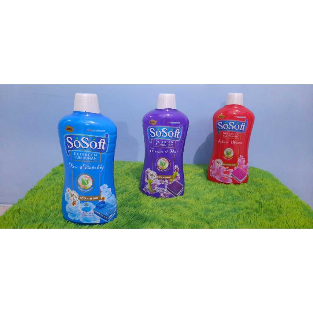 Jual So Soft Deterjen Botol 700 ml | Shopee Indonesia