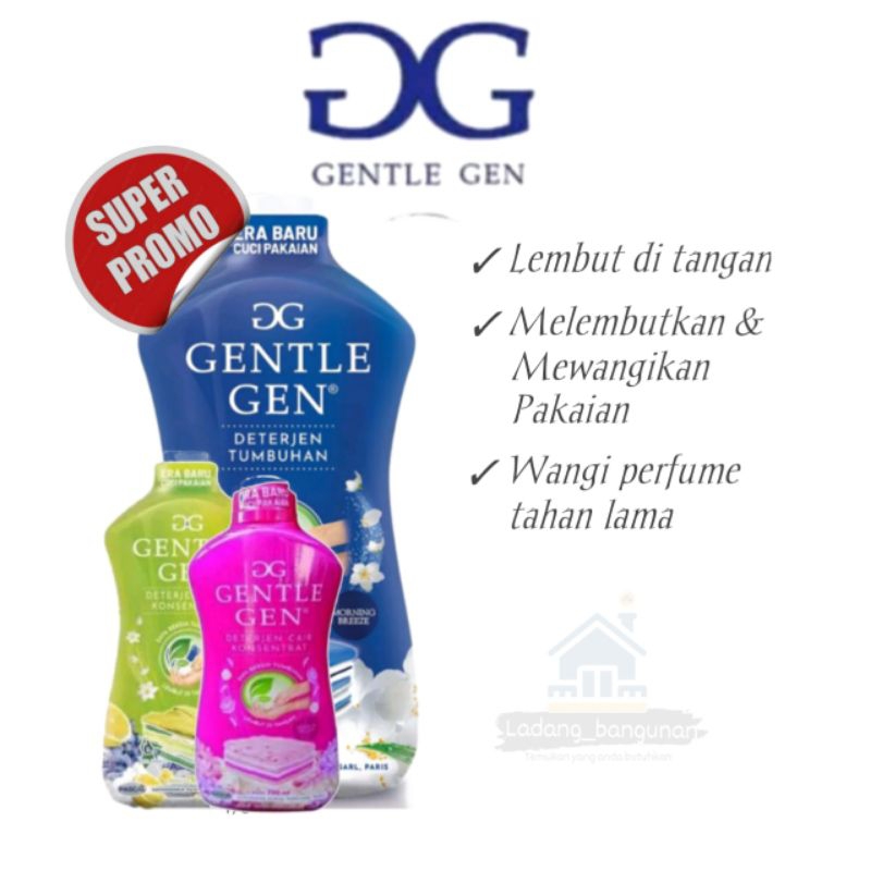 Jual GENTLE GEN DETERGEN CAIR PEWANGI 700ml TERMURAH PROMO GENTLE GEN ...