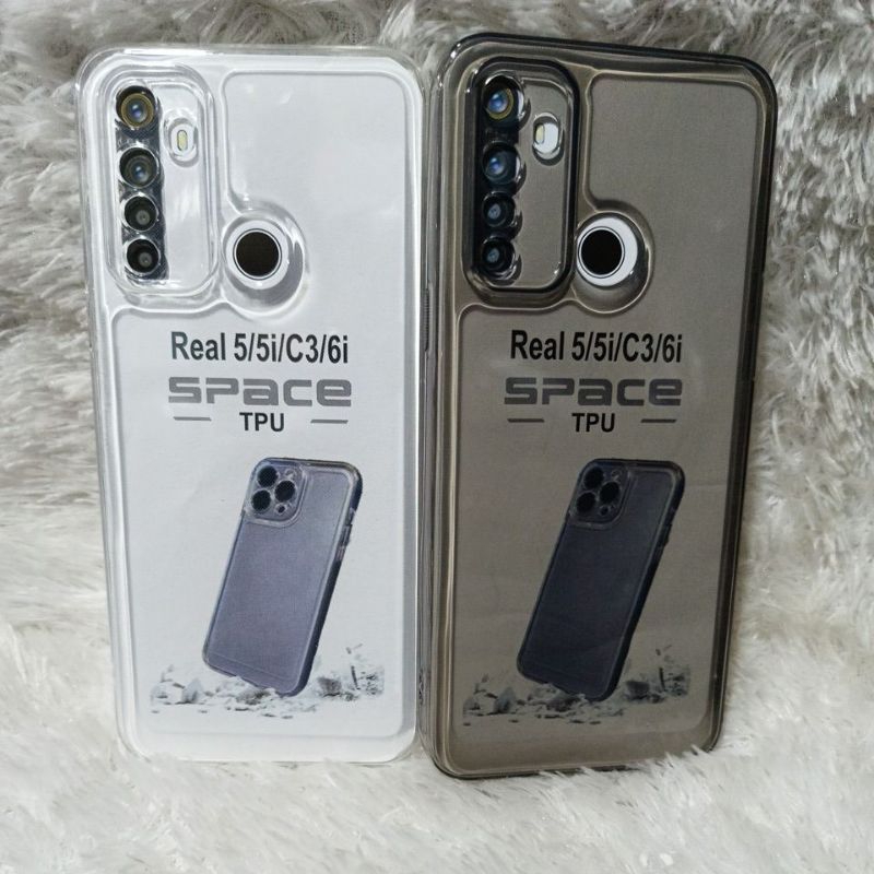 Jual Softcase Casing REALME 5/5i/5S/C3 Case Black Bening transparan pro ...