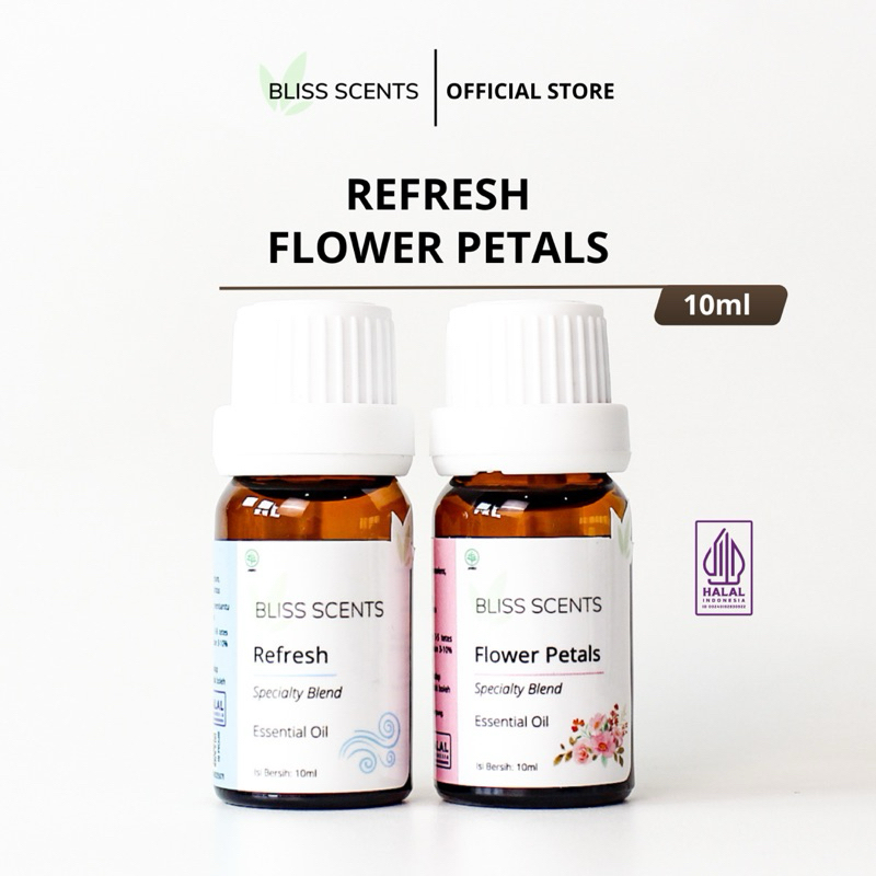 Jual Paket Refresh + Flower Petal Essential Oil Blend Pengharum Ruangan ...