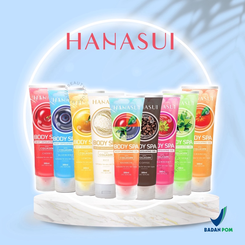 Jual PRODUCT TERMURAH HANASUI Body Spa Exfoliating Gel 3ml Gel Pembersih Perontok Daki Tubuh ...