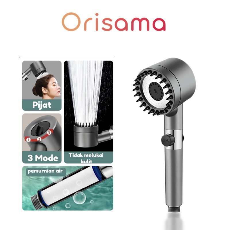 Jual Kepala Shower Kamar Mandi Saringan Bawaan / Kepala Shower Turbo Bertekanan Tinggi Shower ...