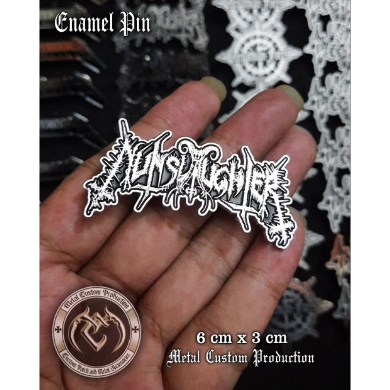 Jual Enamel Pin Badge Metal Nunslaughter / Pin Badge / Pin Metal ...