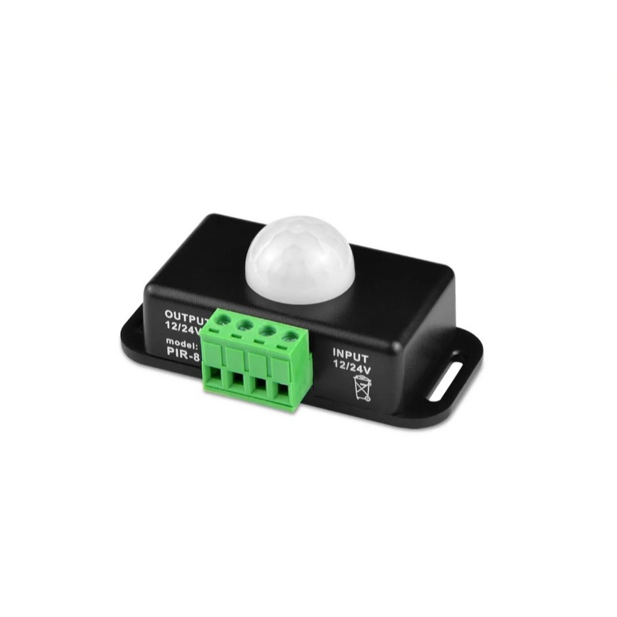 Jual Modul Sersor Gerak PIR DC 12V-24V Motion Detection LED Buzzer ...