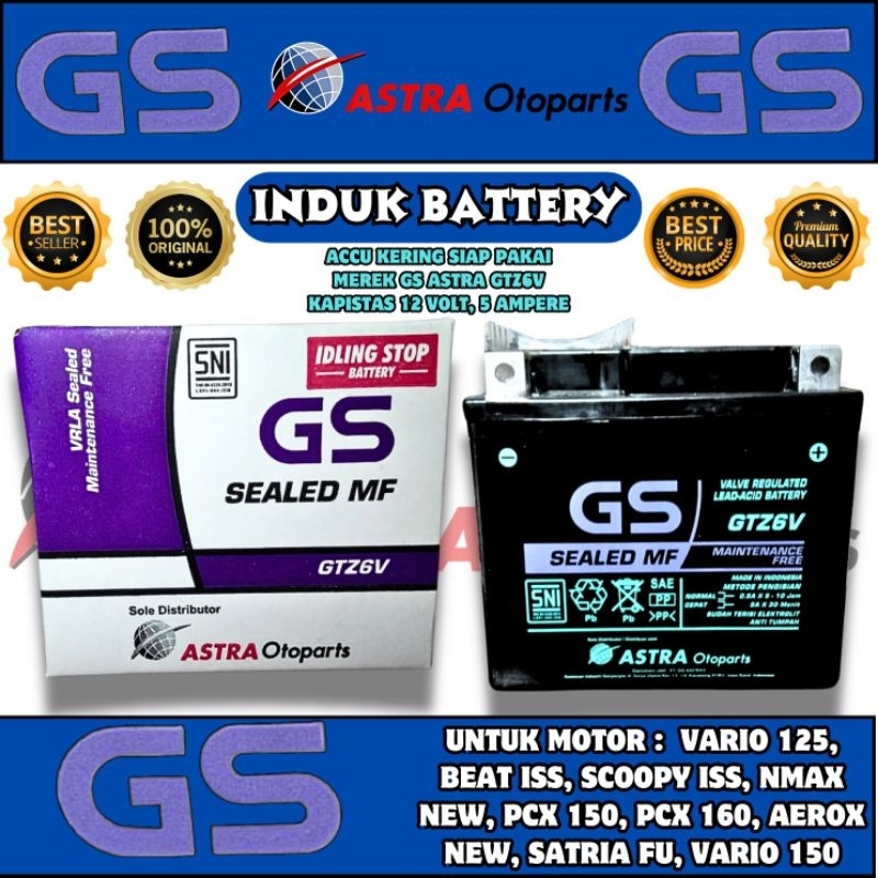 Jual Aki Motor Vario 125 Vario 150 Vario 160 PCX 150 PCX 160 ADV STYLO NMAX NEW AEROX NEW LEXI ...