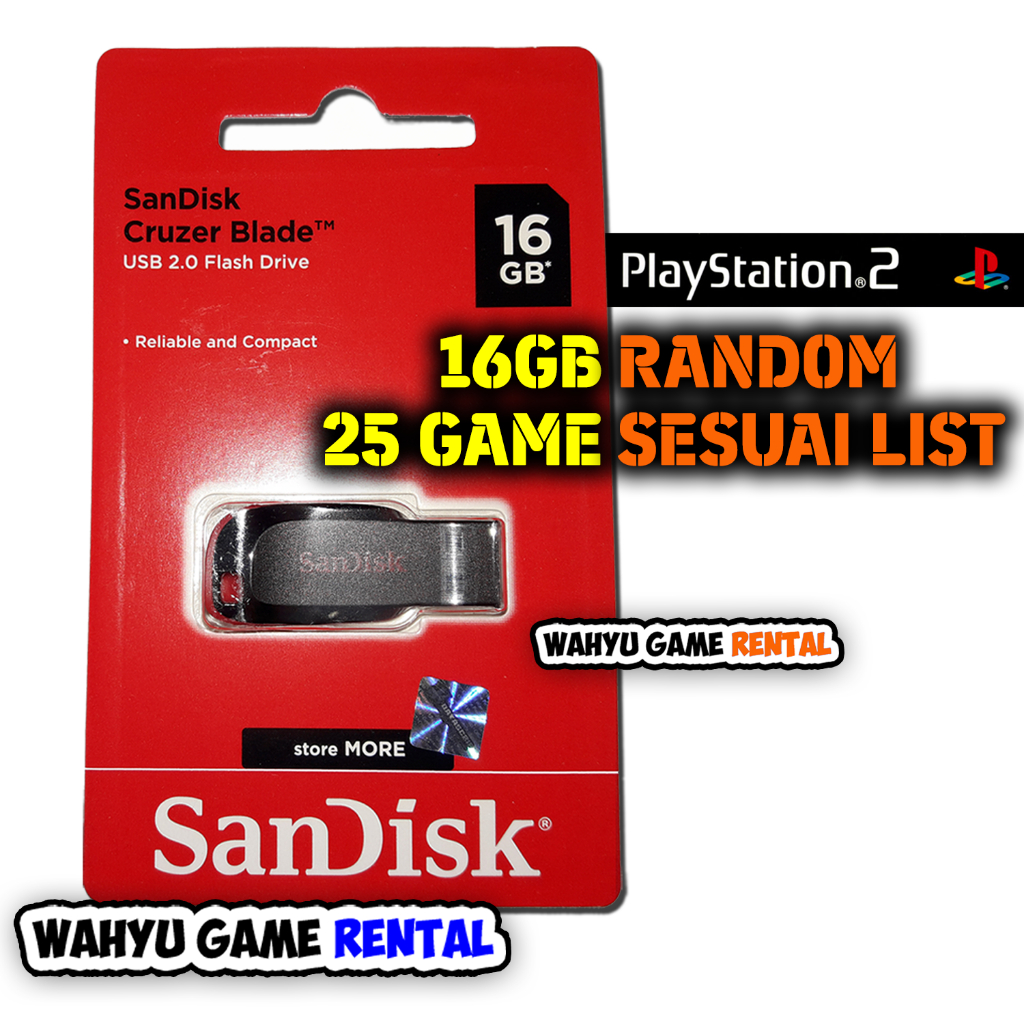 Jual Flashdisk 16GB isi GAME Playstation 2 | Shopee Indonesia