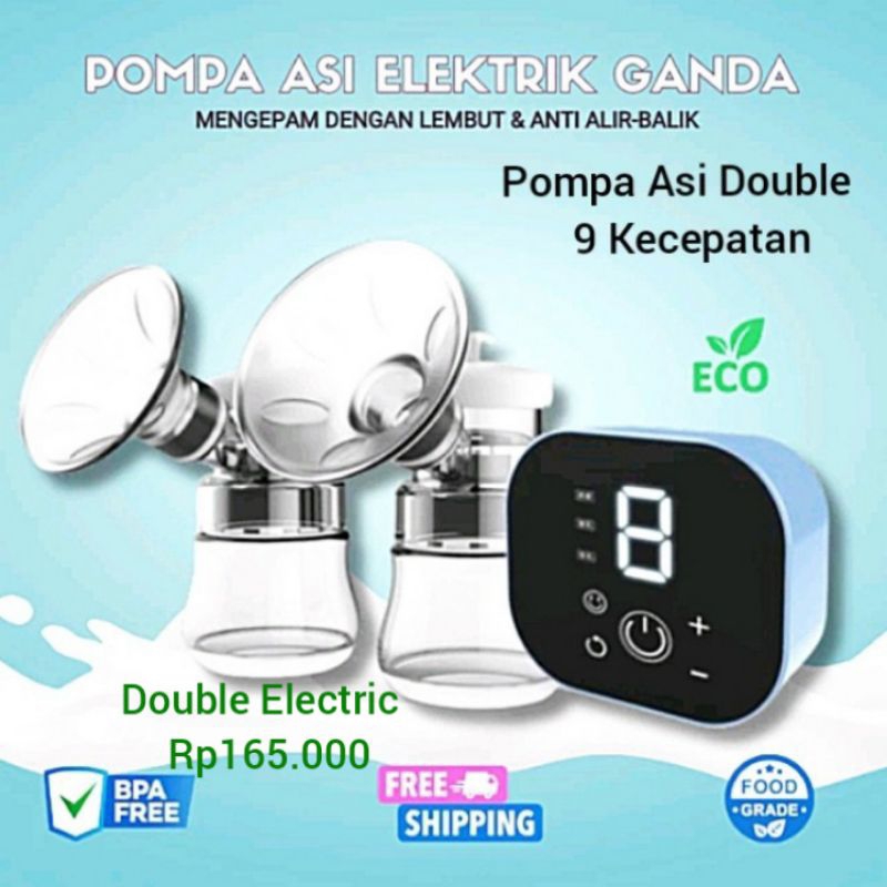 Jual Pompa ASI Double Otomatis Electric Bilateral breast Pump Double ...