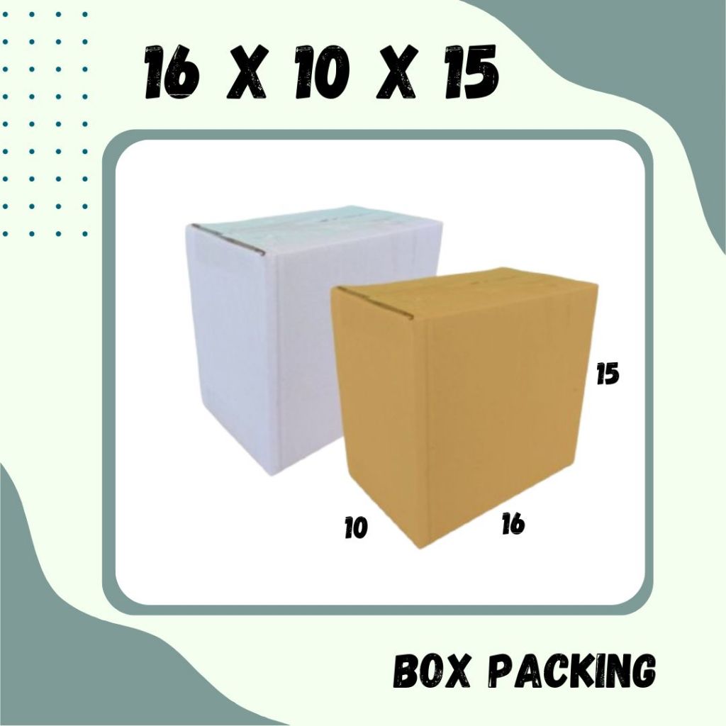 Jual Kardus 16x10x15 Box Packing A1 Karton Kotak Kemasan Olshop Dus ...