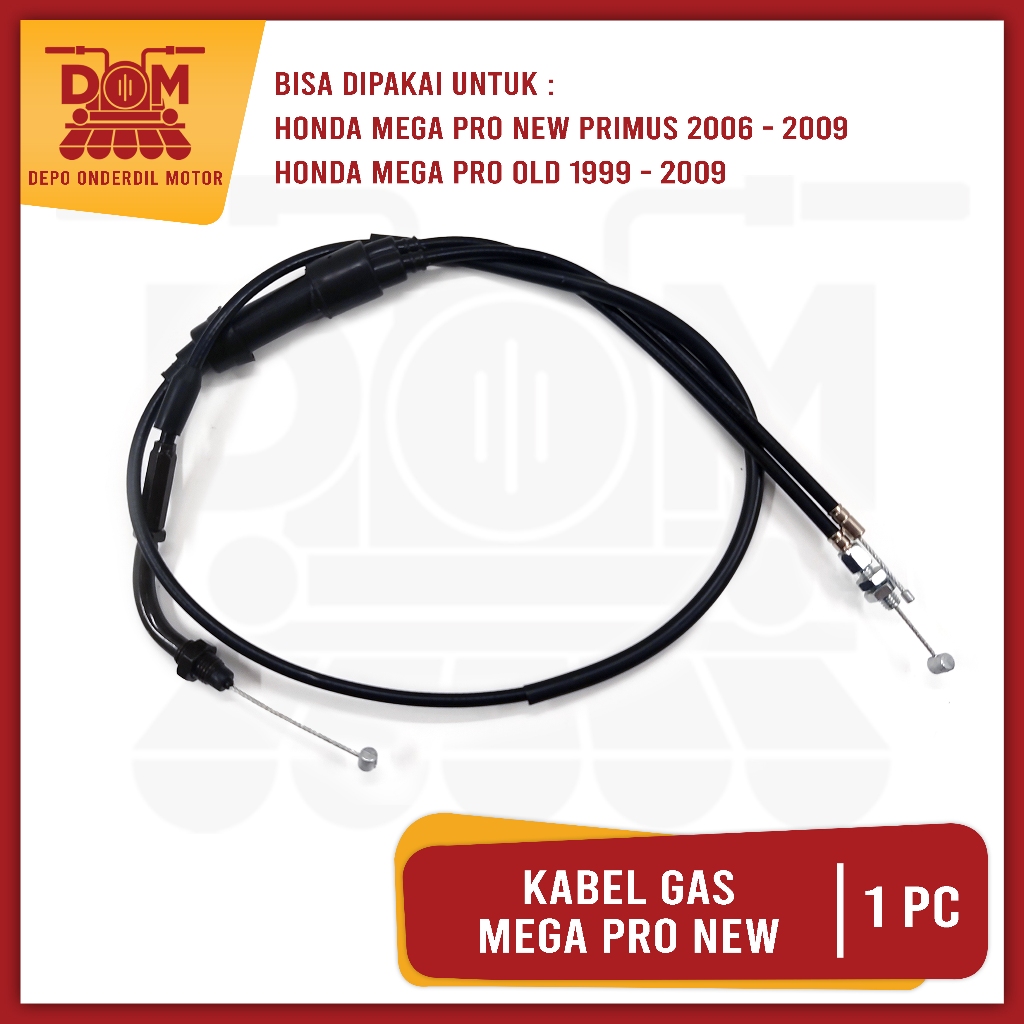 Jual Kabel Gas Mega Pro New (TOKAIDO) Throttle Cable Cabel Seling Tali ...