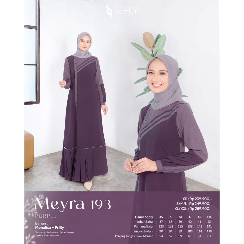 Jual Gamis Meyra 192 Maroon, Meyra 193 | Shopee Indonesia