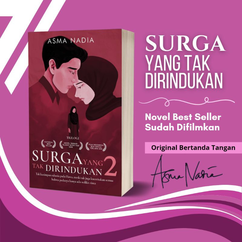 Jual Novel Surga yang Tak Dirindukan (2) by Asma Nadia | Shopee Indonesia