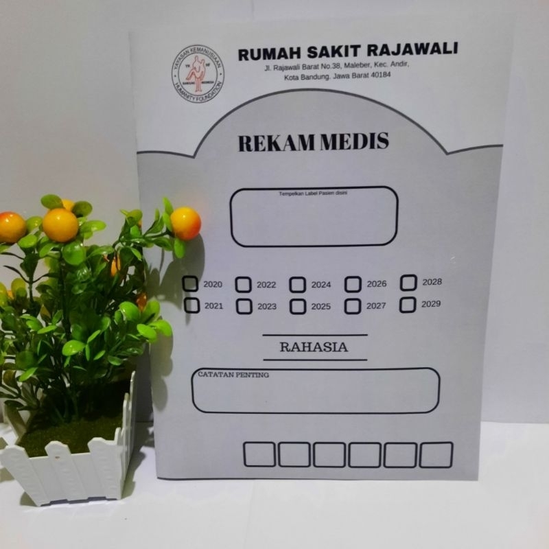Jual Map Rekam Medis Bisa Pesan Sedikit (Masuk Kertas A4) | Shopee ...