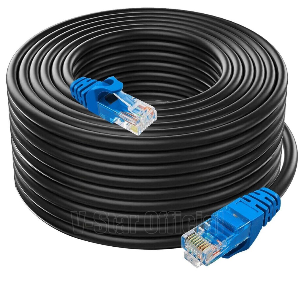 Jual Kabel Lan Wifi Outdoor 30 Meter Gigabit FTP Indihome Biznet CAT-6 ...