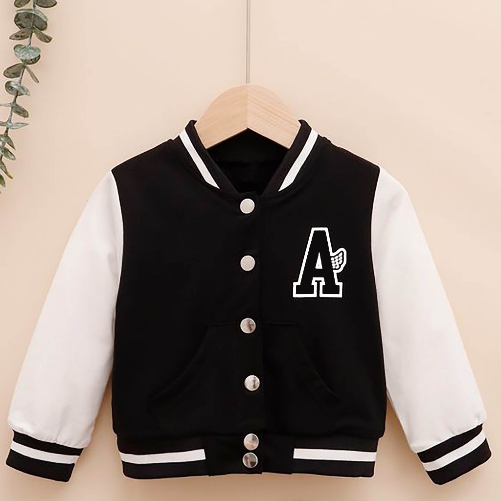 Jual KLIKEN ID Jaket Varsity Baseball Anak ( BISA CUSTOM INISIAL/WARNA ...