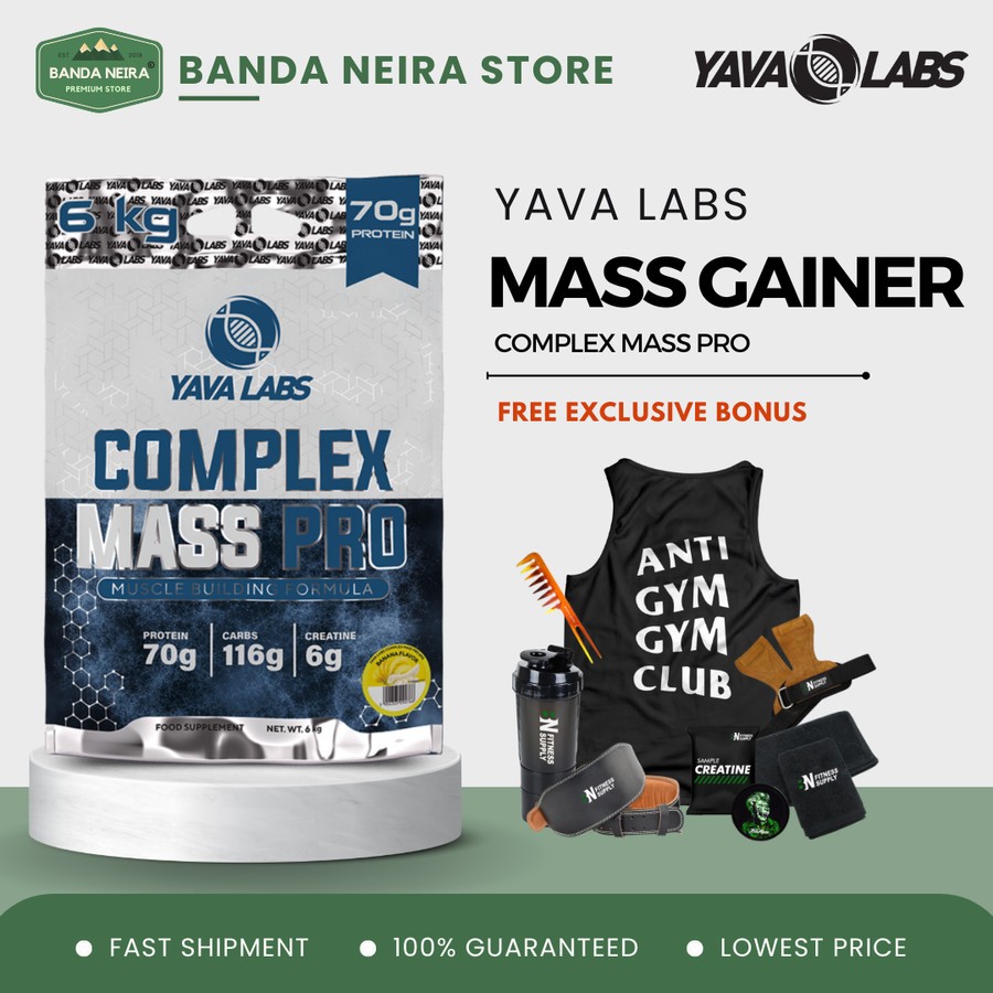 Jual YAVALABS YAVA LABS COMPLEX MASS PRO / Weight Gainer Protein Powder ...