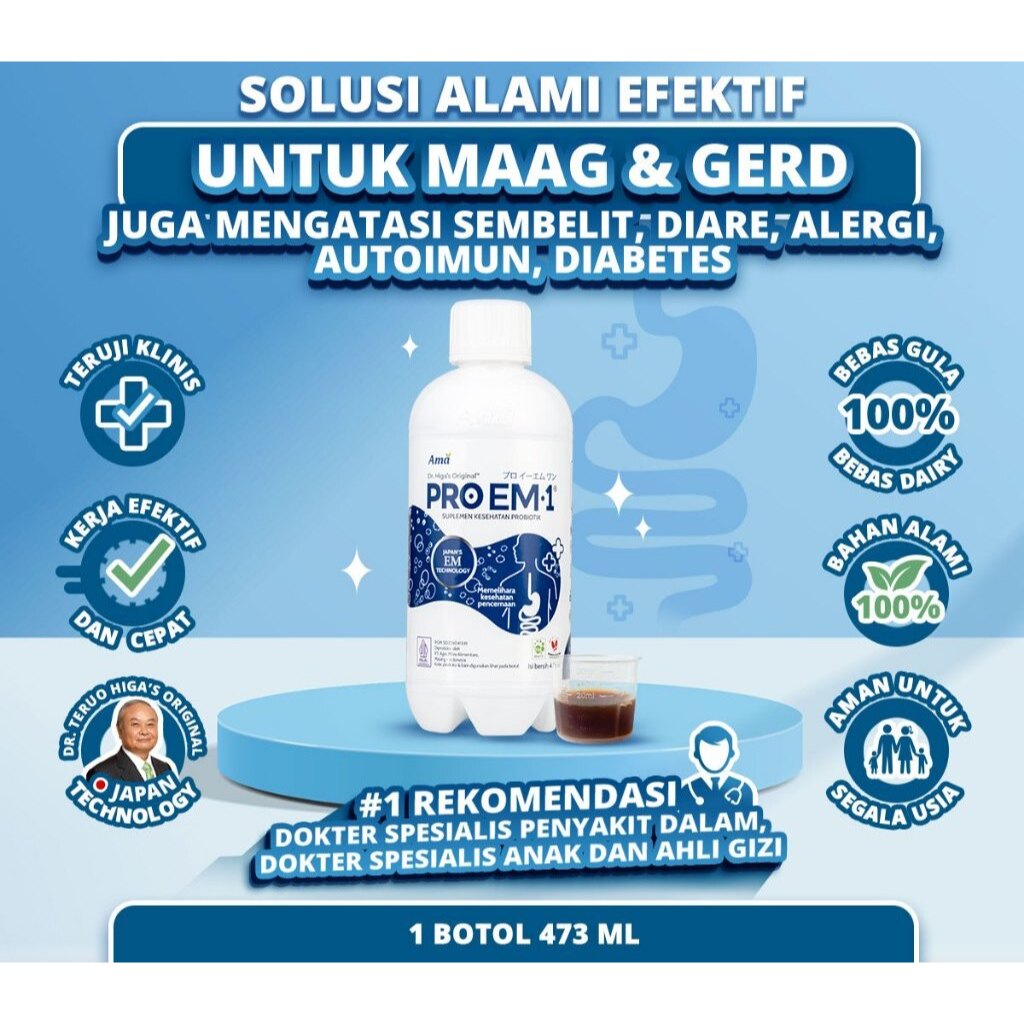 Jual Pro Em1 Probiotik Botol 473ml - Vitamin Probiotik / Bakteri Baik ...