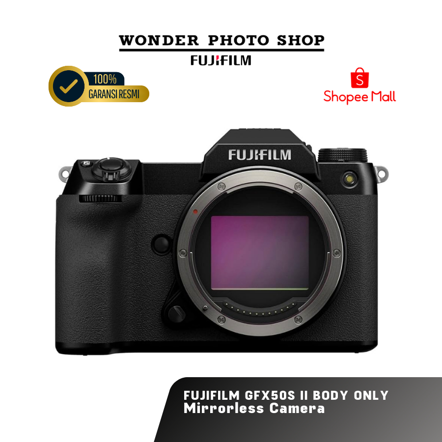Jual Fujifilm GFX 50S II Body Medium Format Mirrorless Garansi Resmi | Shopee Indonesia