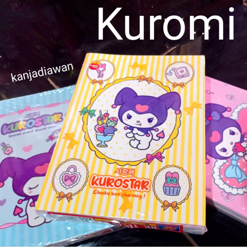 Jual Buku Tulis Sanrio 58 & 38 lembar Book Kuromi Anime | Shopee Indonesia