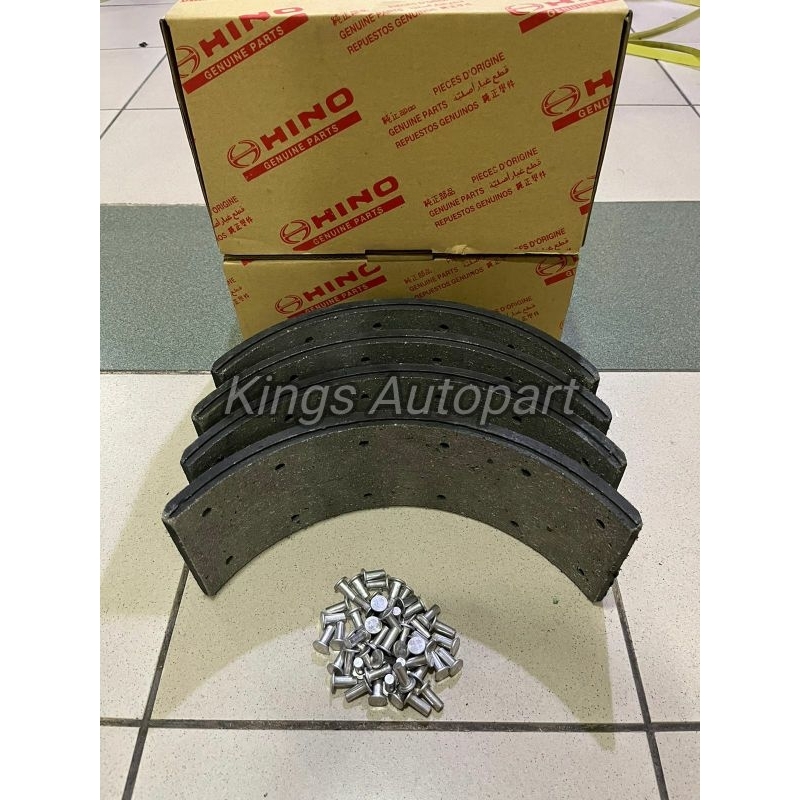 Jual Brake Lining Kampas Rem Belakang Hino Dutro HD130 Xpower Hino 300 ...