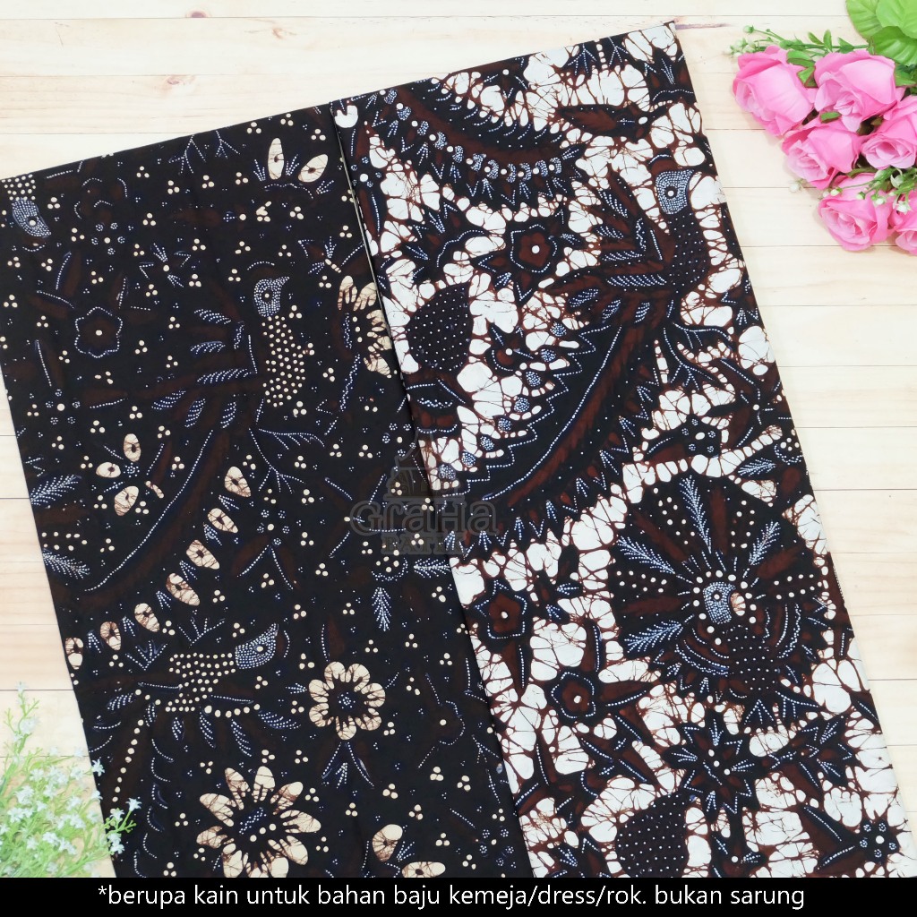 Jual KAIN BATIK TULIS BAKARAN ASLI PATI BAHAN KATUN PREMIUM MERAK ...